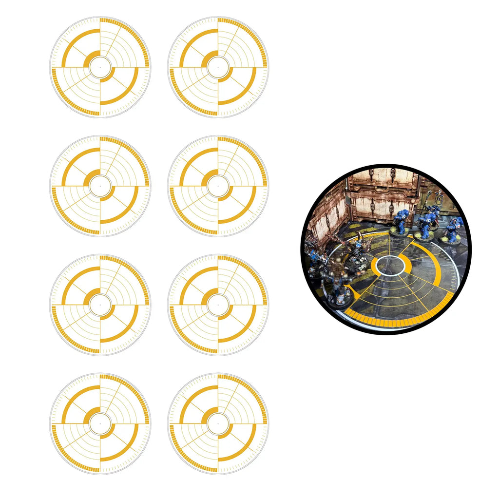 Universal Objective Markers – 8-Piece Set for WH40K & AOS – Lighter ...